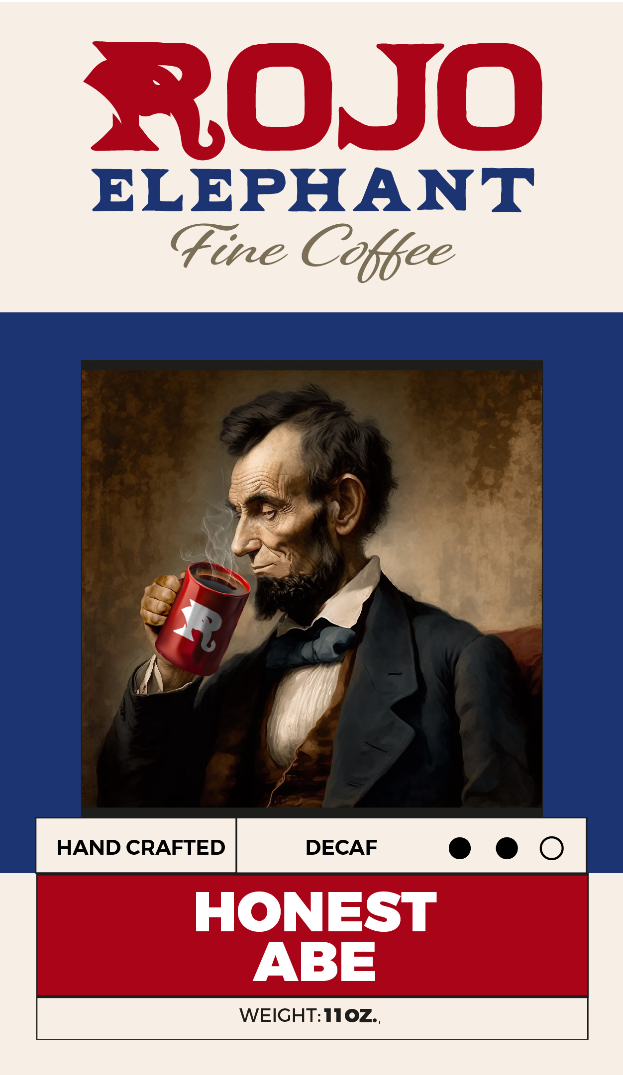 Honest Abe Decaf – Rojo Elephant Fine Coffee